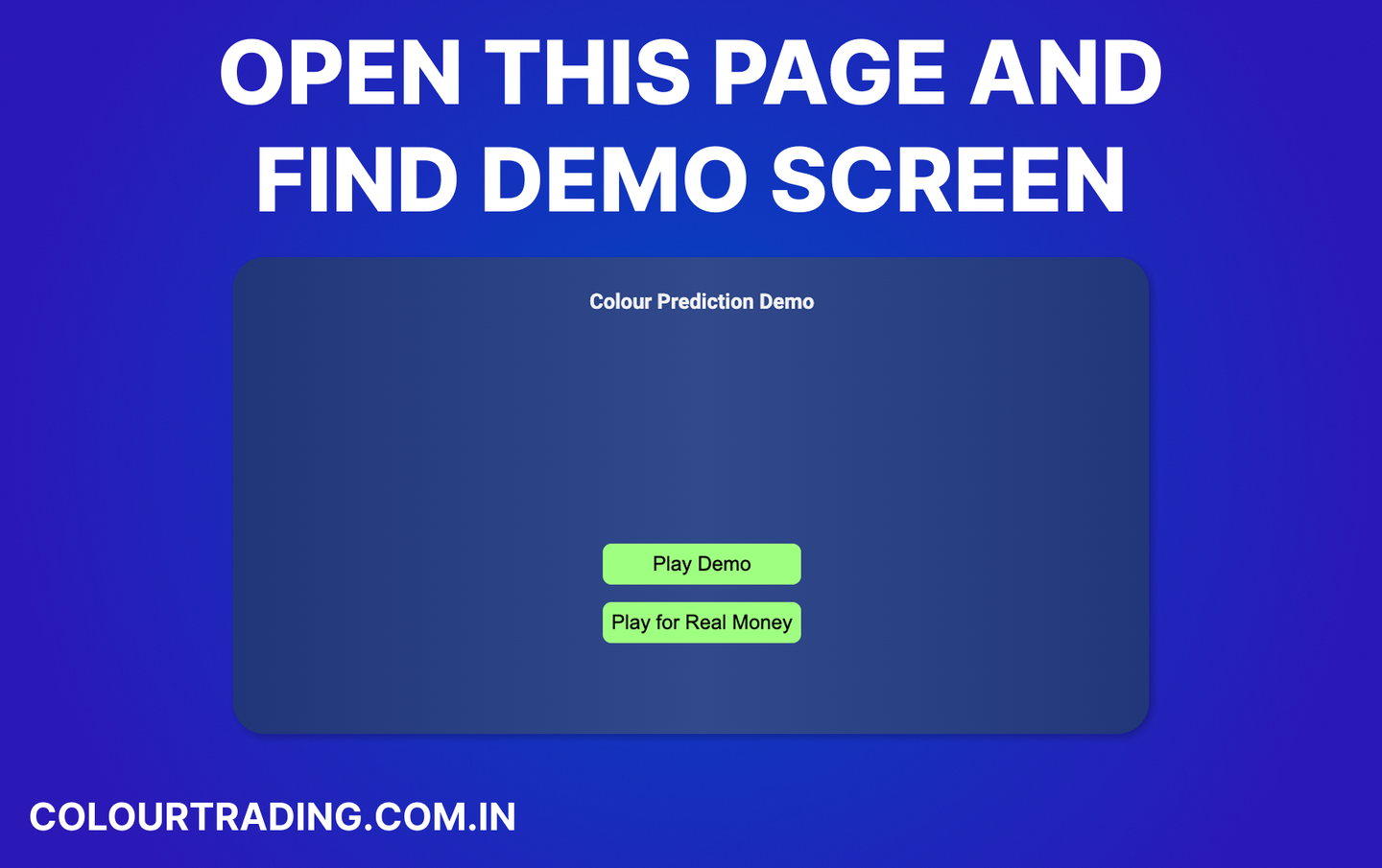 Colour Trading Demo
